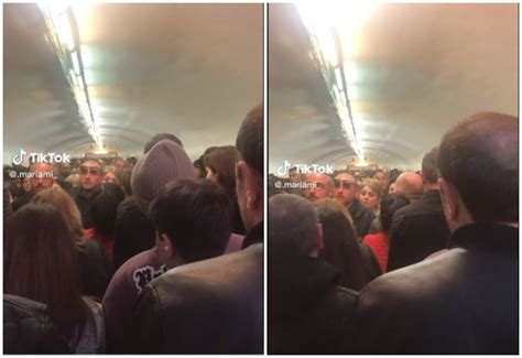 🎥 Video რა ხდება ამ წუთებში სადგურის მოედანზე საგანგაშო კადრები თბილისის მეტროდან