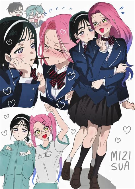 에이스테 Mizi And Sua Alien Stage Mizisua In 2024 Alien Character
