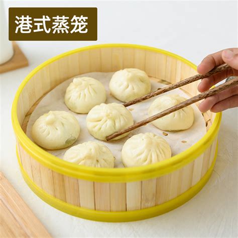 小笼包子蒸笼 蒸包子的蒸笼 大山谷图库