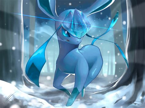 Glaceon Pokemon Drawn By Rio User Nvgr Danbooru