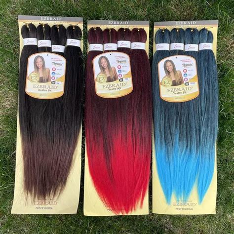 Pre Stretched Expression Braiding Hair Synthetic Hair Extensions