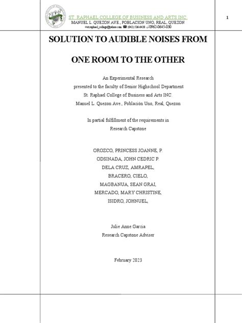 Thesis Manuscript Pdf Nuisance Pollution