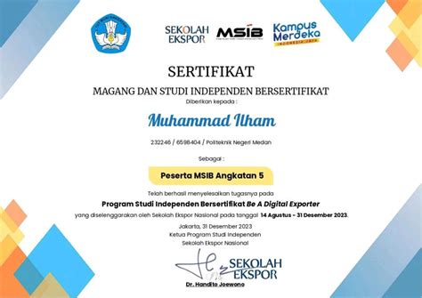 Muhammad Ilham On Linkedin Msibbatch5 Kampusmerdeka