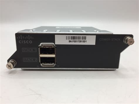 Used Cisco C2960x Stack Catalyst C2960x FlexStack Plus Hot Swap Stacking Module UBB Threads
