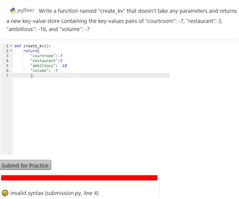 Solved Python Write A Function Named Createkv That