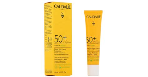 Fluide Solaire Spf50 Caudalie Vinosun Protect Protection Anti âge
