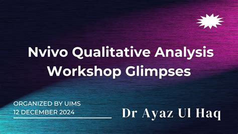 Nvivo Workshop Master Qualitative Data Analysis 🔍 Youtube