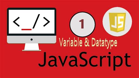 Variable And Datatypes In Javascript Youtube