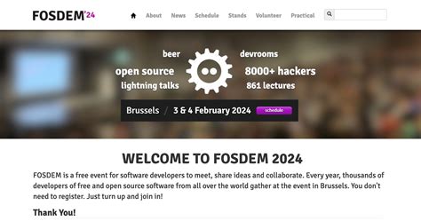 Fosdem 2024 開源社群探險：技術、社群、文化 Yc Photography