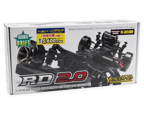 Yokomo Rd2 0 Rookie Drift 1 10 Rwd Drift Car Kit W Yg 302v2 Gyro