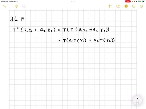 Solved Prove That The Given Transformation Is A Linear Transformation Using The Definition Or
