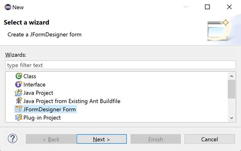 Eclipse Plug In Jformdesigner Java Swing Gui Designer