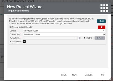 Msp430fr2355 Connecting Msp430fr2355 To Gui Composer Msp Low Power