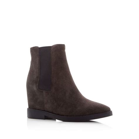 Ash Shoes Ash Womens Gray Goring Padded Gong Almond Toe Leather