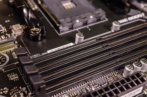 Premium Photo Closeup Of The New Modern Computer Motherboard