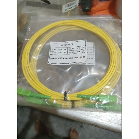 Jual Patchcord Sc SC Apc 3m 3mm Shopee Indonesia