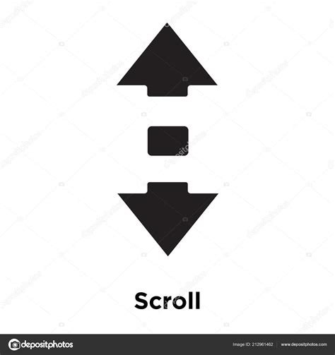 Scroll Icon Black And White