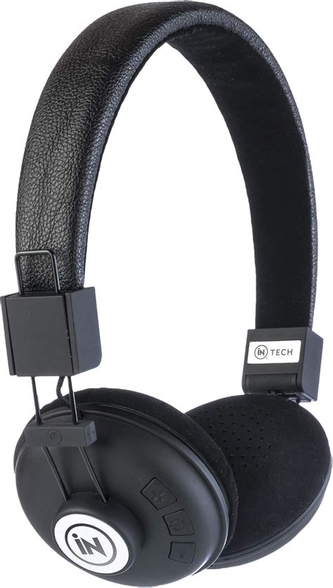 In Tech Bluetooth Over Ear Wireless Headphones With Built In Mic