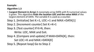 BCA DATA STRUCTURES ALGORITHMS AND PRELIMINARIES MRS SOWMYA JYOTHI PPT
