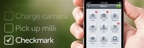 APPLICATION CHECKMARK SUR IPHONE VIDÉO