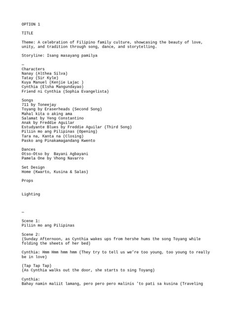 Raw Script Art Appreciation Pdf