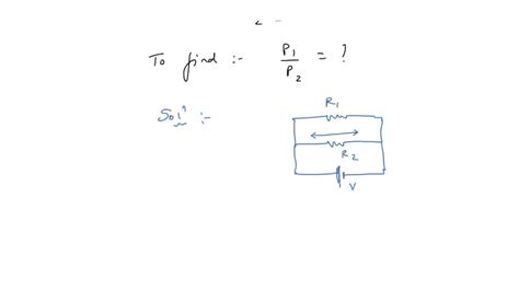 Two Resistors R1 And R2 Of 4Ω And 6Ω Are Connected In Parallel Across A Battery The Ratio Of