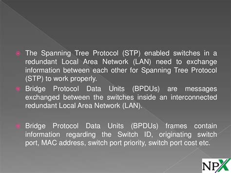 Bridge Protocol Data Unit Bpdu
