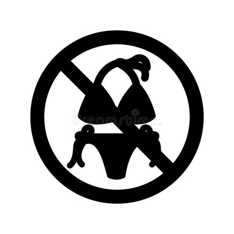 Stop Naked Isolated Vector Icon Which Can Easily Modify Or Edit Stock