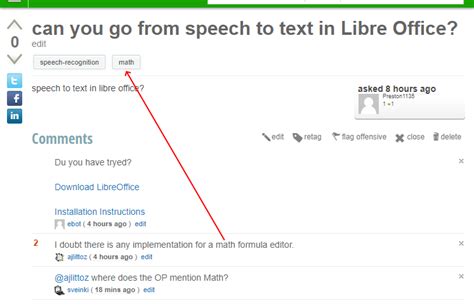 Can You Go From Speech To Text In Libre Office English Ask Libreoffice