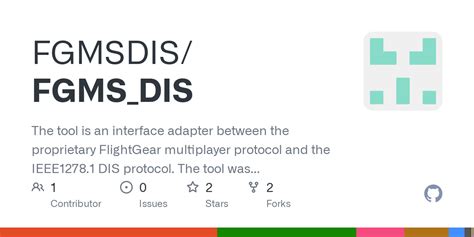 github fgmsdis fgms dis the tool is an interface adapter between the proprietary flightgear