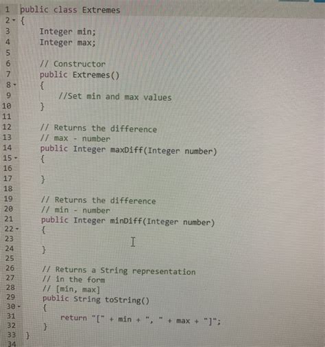 answered the extremes class represents the range of intege