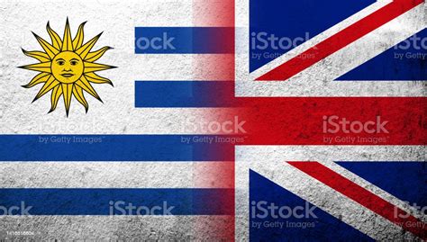 영국의 국기 우루과이 국기의 동양 공화국과 연합 잭 그런 지 배경 0명에 대한 스톡 벡터 아트 및 기타 이미지 0명 2015년 경쟁 Istock