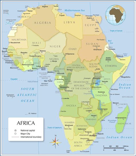 Mapa Da África Para Imprimir Baixe GrÁtis