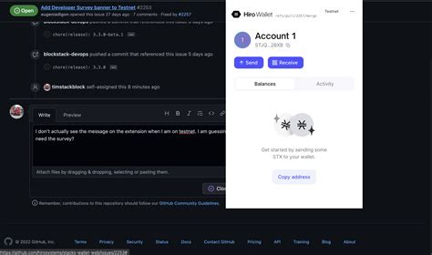 Add Developer Survey Banner To Testnet · Issue 2253 · Leather Ioextension · Github