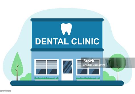 파란 배경에 평평한 디자인의 치과 진료소 치과 치과 치료 치과에 대한 스톡 벡터 아트 및 기타 이미지 치과 치아 건강 치과 의사 Istock