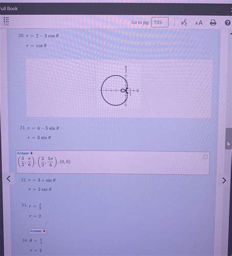 solved finding points of intersection in exercises 27 28
