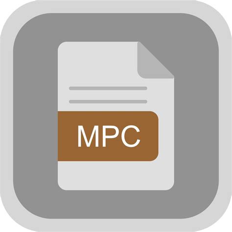 MPC File Format Flat Round Corner Icon Design 43922055 Vector Art At Vecteezy