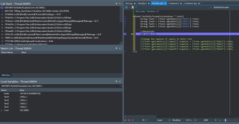 C Issue Handling Tcomponent Objects Tedits Tlabels From A