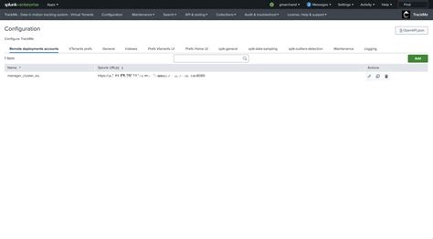 Monitor Splunk Indexers Clusters — Trackme 2 Documentation
