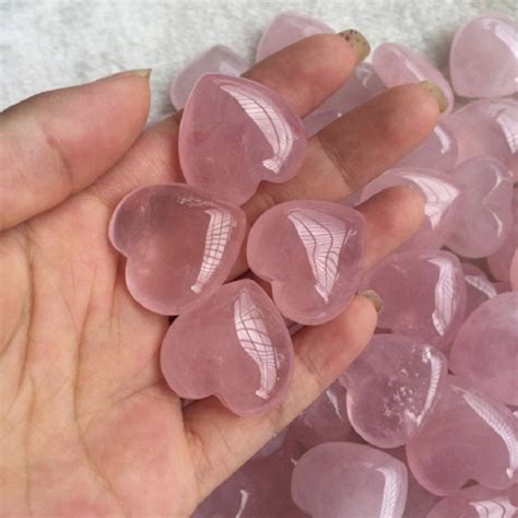 포스티 천연 로즈쿼츠 원석 사랑의 석영 장미수정 파워스톤 Small 11