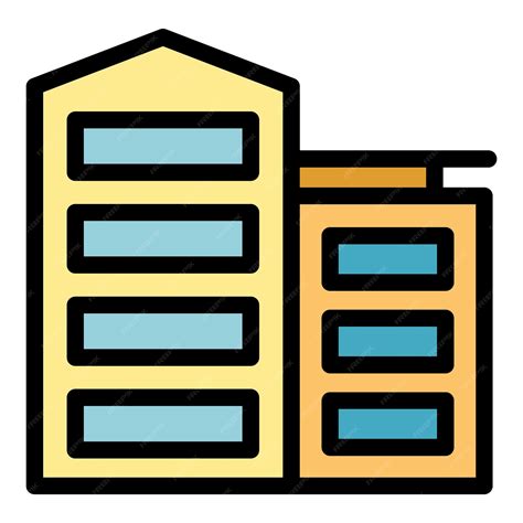 Iconos De Edificios De La Ciudad Contorno De Edificios De Las Ciudades