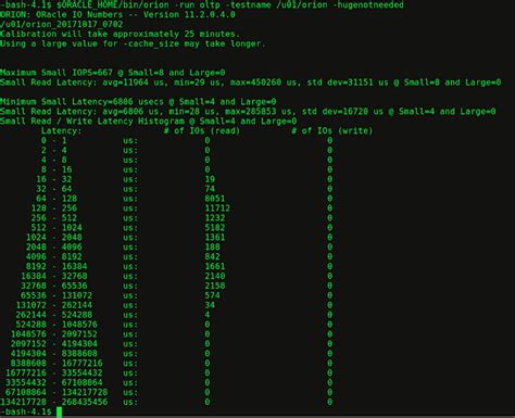 Oracle Dba Quick Notes Orion Oracle Io Numbers Io Bench Marking