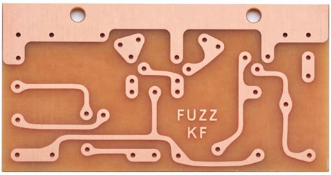 Pcb Vintage Style Circuit Board Supa Fuzz Phenolic Board Antique