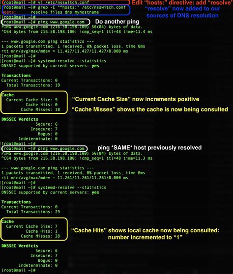 Configuring Stub Resolver In Rhel 8 Systemd Resolved Not Caching Dns