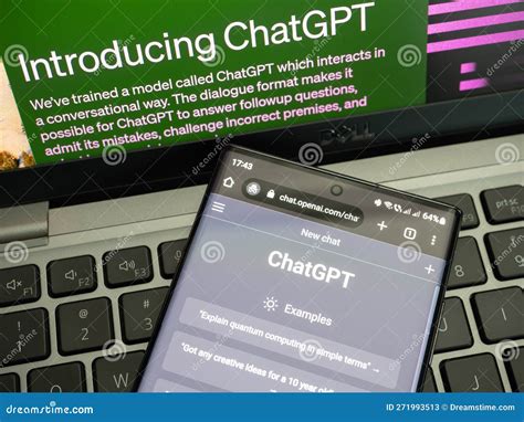 Openai Webpage With Chatgpt 4 Tab Open On A Browser Of Mobile Phone