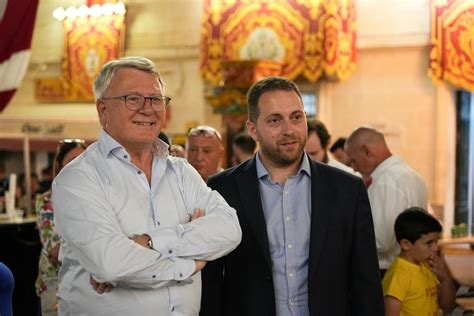 European Commissioner Nicolas Schmit Given Tour Of Siggiewi Feast