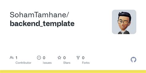 Github Sohamtamhanebackendtemplate