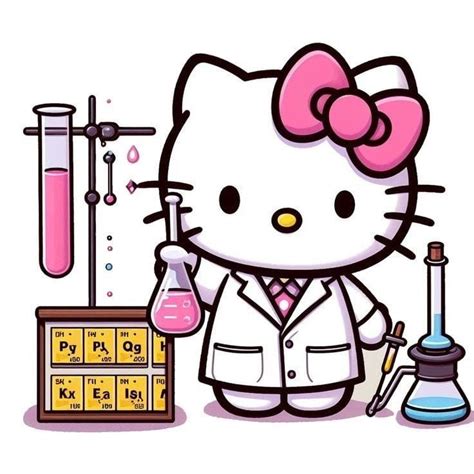 Hello Kitty Periodic Table