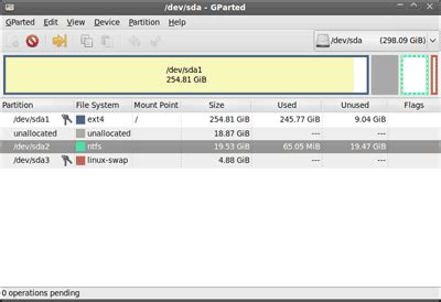 Windows Server Partition Software Gparted Live CD