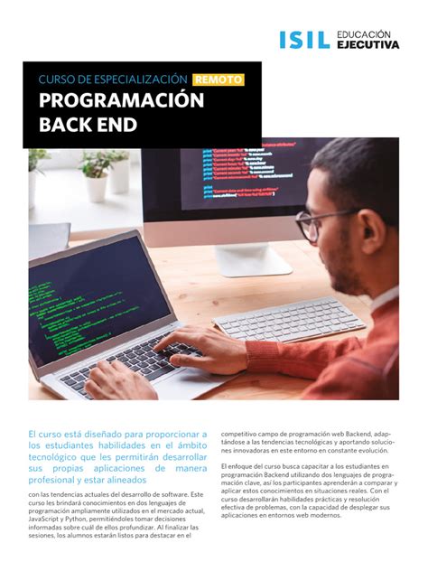 Cc Programacion Back End Pdf Lenguaje De Programación Script Java